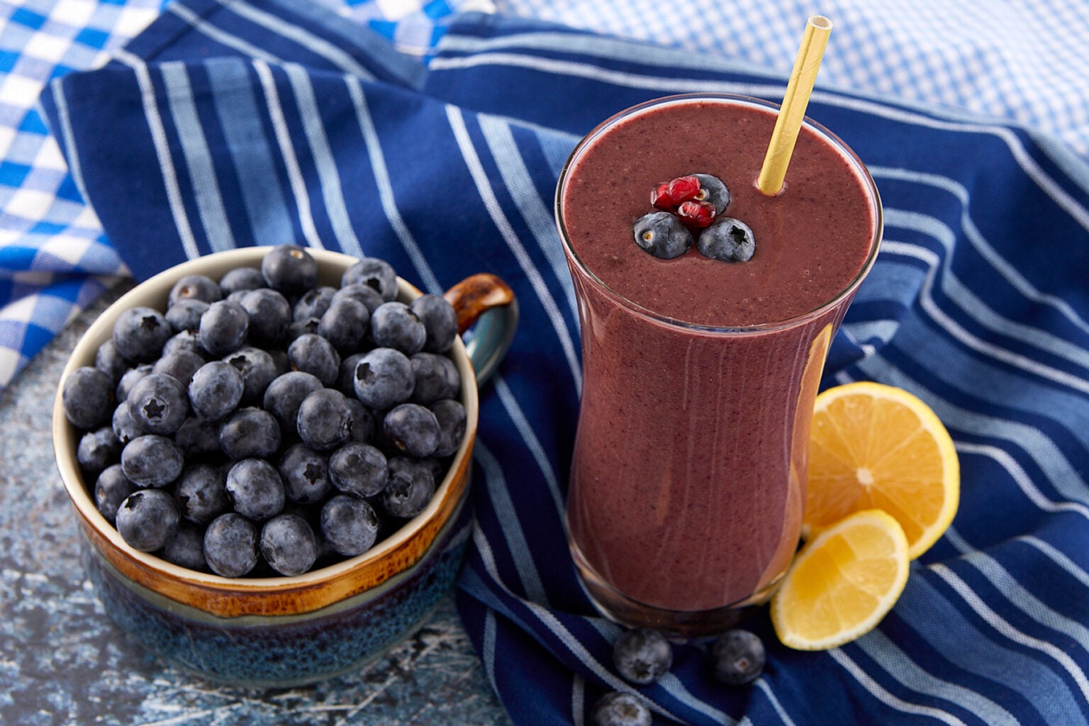 Blue Brilliance Smoothie - LeafSide