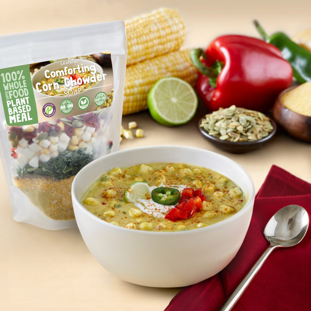 Comforting Corn Chowder Soup - LeafSide