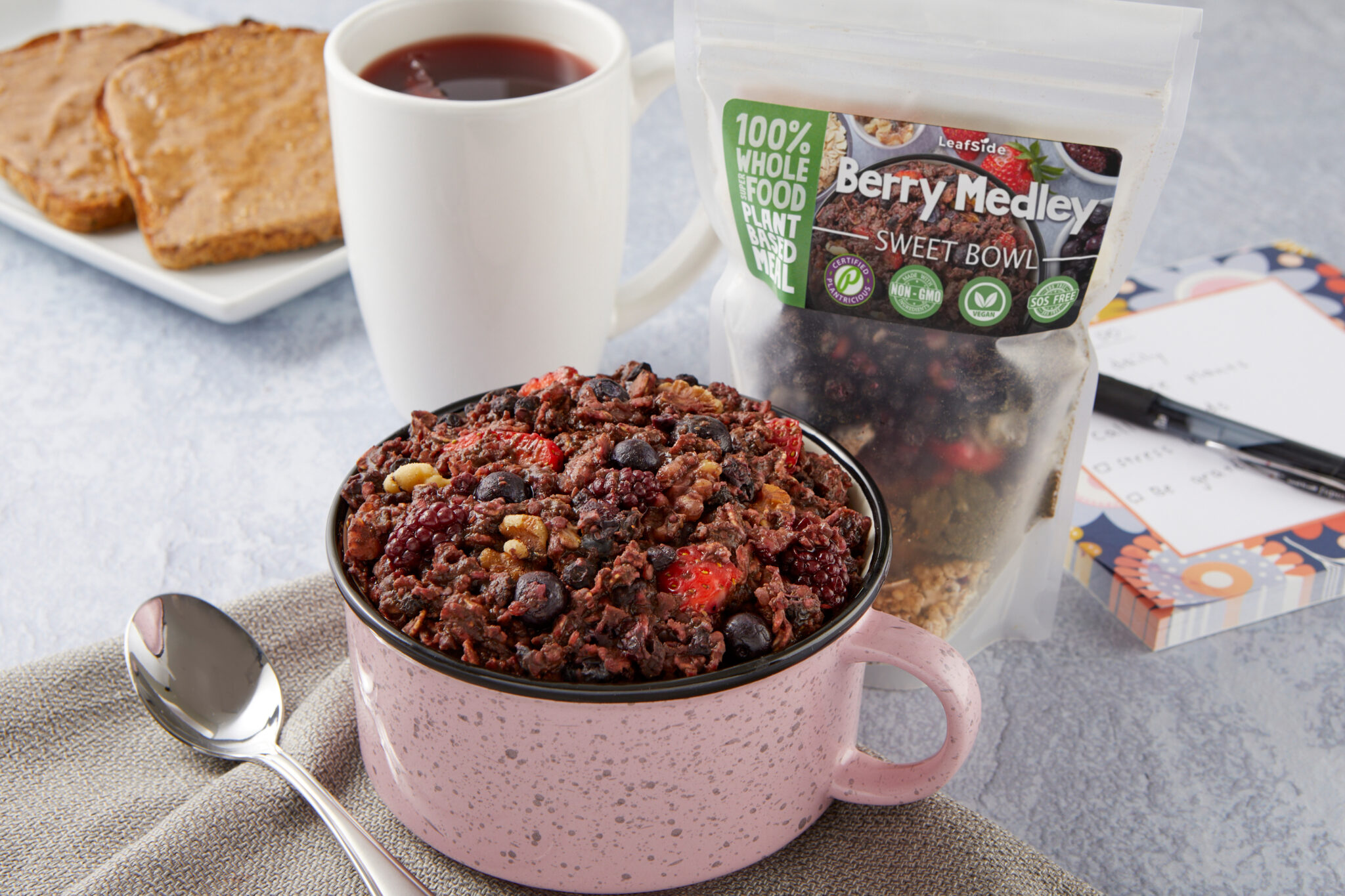 Berry Medley Sweet-Bowl - LeafSide